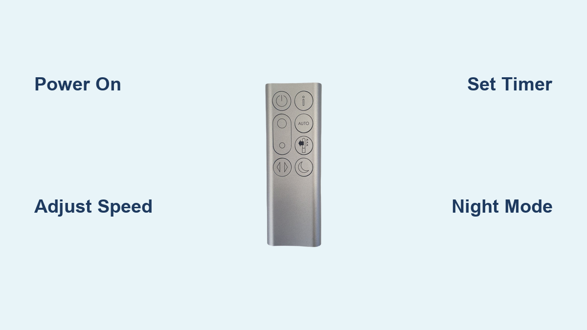 How to Use Dyson Air Purifier Remote - 2026