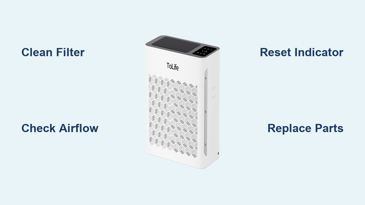 How to Clean TOLIFE Air Purifier Filter - 2026