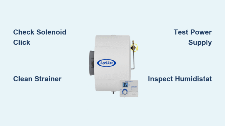 How to Fix Aprilaire Humidifier Not Working