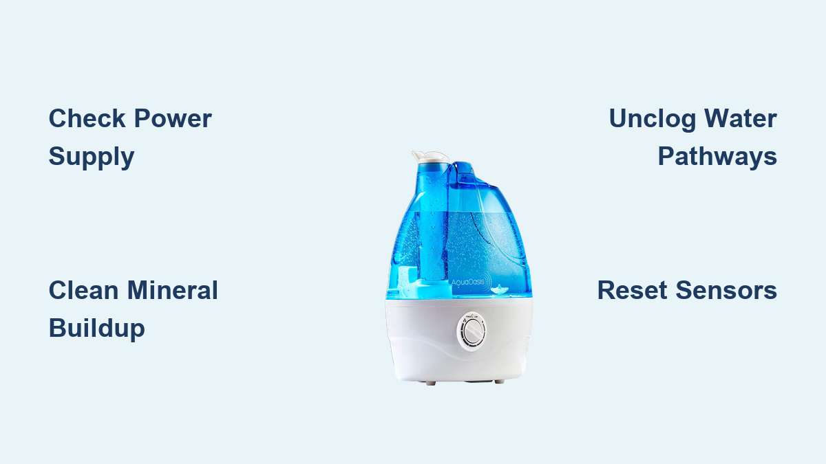 How to Fix Aquaoasis Humidifier Not Working