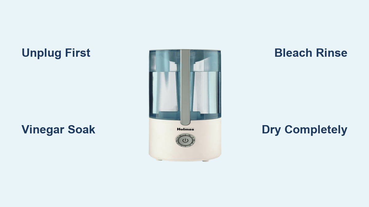 How to Clean Holmes Humidifier – Easy Steps