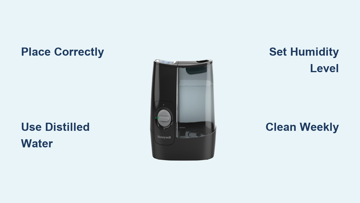 How to Use Honeywell Humidifier: Quick Guide