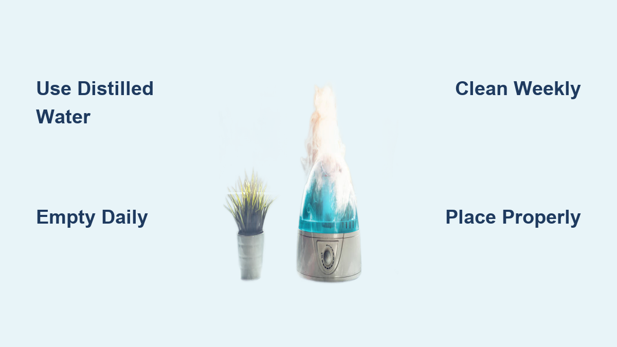 How to Use a Humidifier with Water