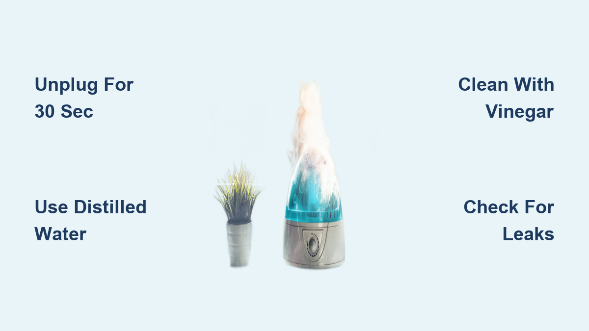 How to Fix Humidifier Not Working