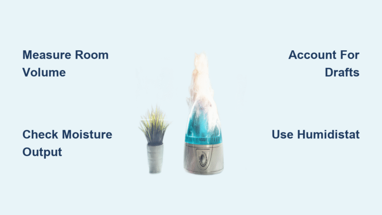 How to Choose the Right Humidifier Size for Your Room