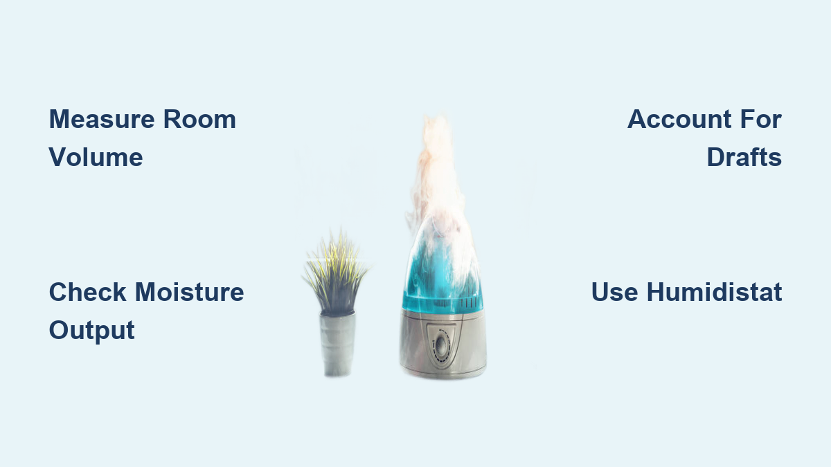 How to Choose the Right Humidifier Size for Your Room