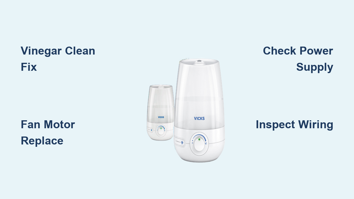 How to Fix Vicks Humidifier Fan Not Working