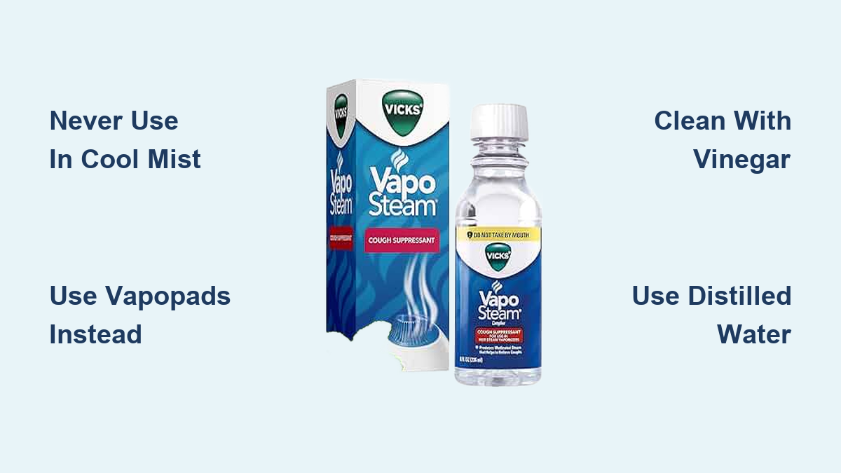 How to Use Vicks VapoSteam in Cool Mist Humidifier